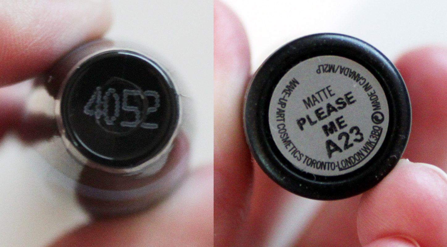 Bad Outfit, Great Lipstick: Batch Code Basics