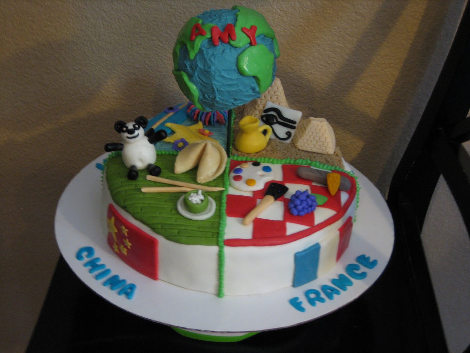 Sugar Stacks: "Around The World" Cake