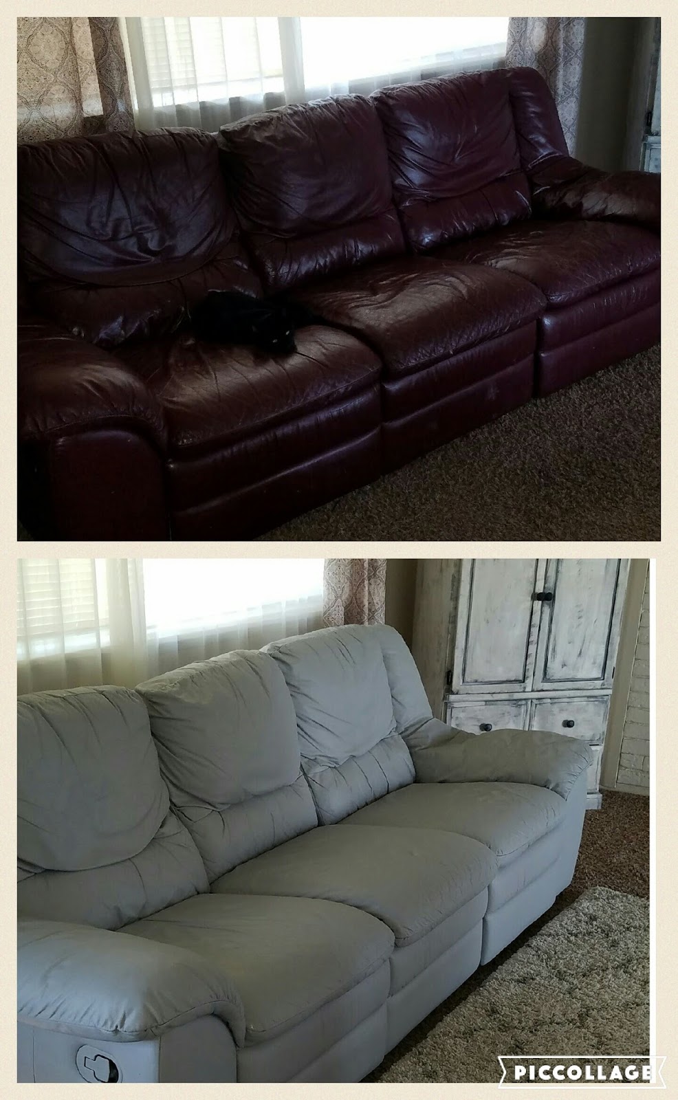 Poptarts and Paintbrushes: Chalk Painted Couch