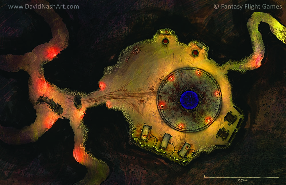 The Art of David Auden Nash: Dark Heresy Map Pack