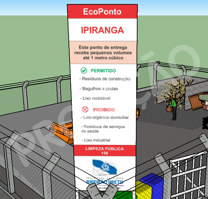 Ribeirãotopia: Ecopontos