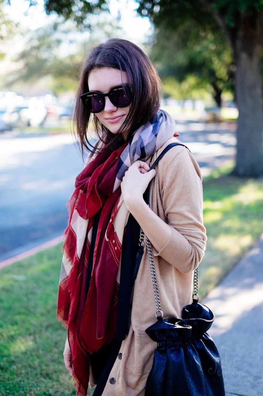 OOTD - Beż, bordo i czerń, czyli moje ulubione kolory! | julia caban