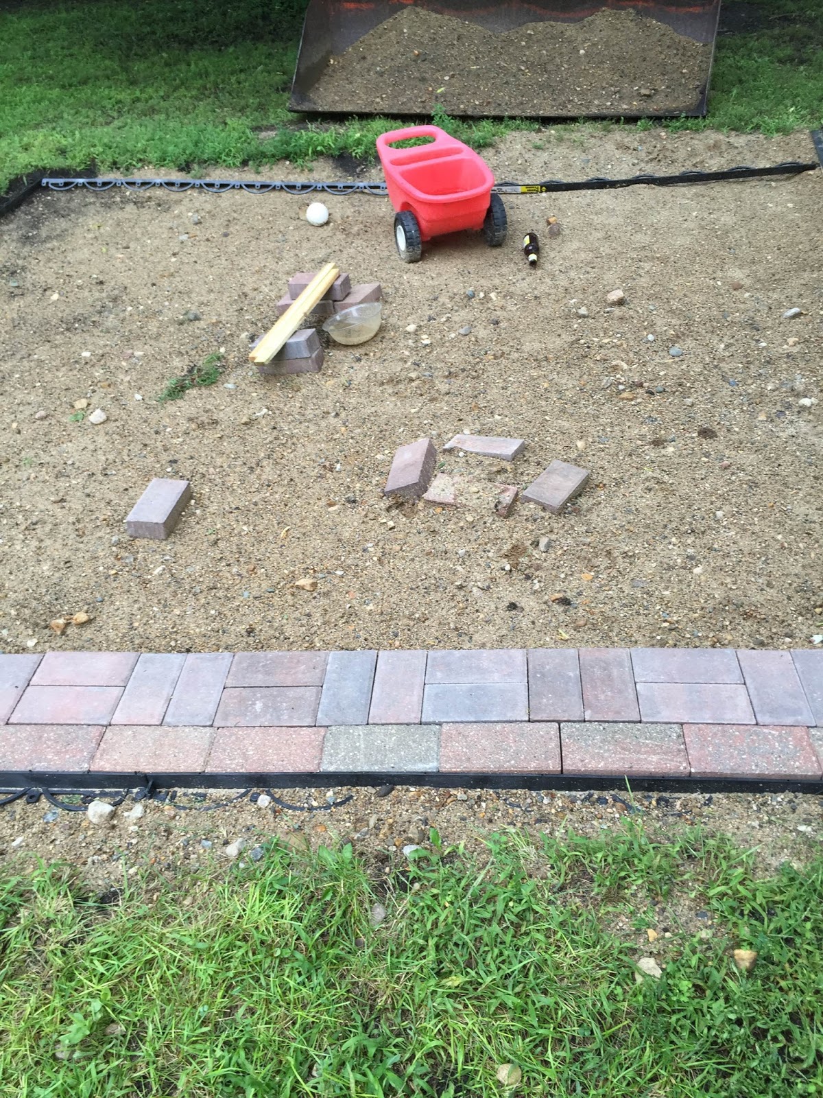 DIY Sunday: The No Good Terrible Paver Patio Project | The Dabbling Crafter