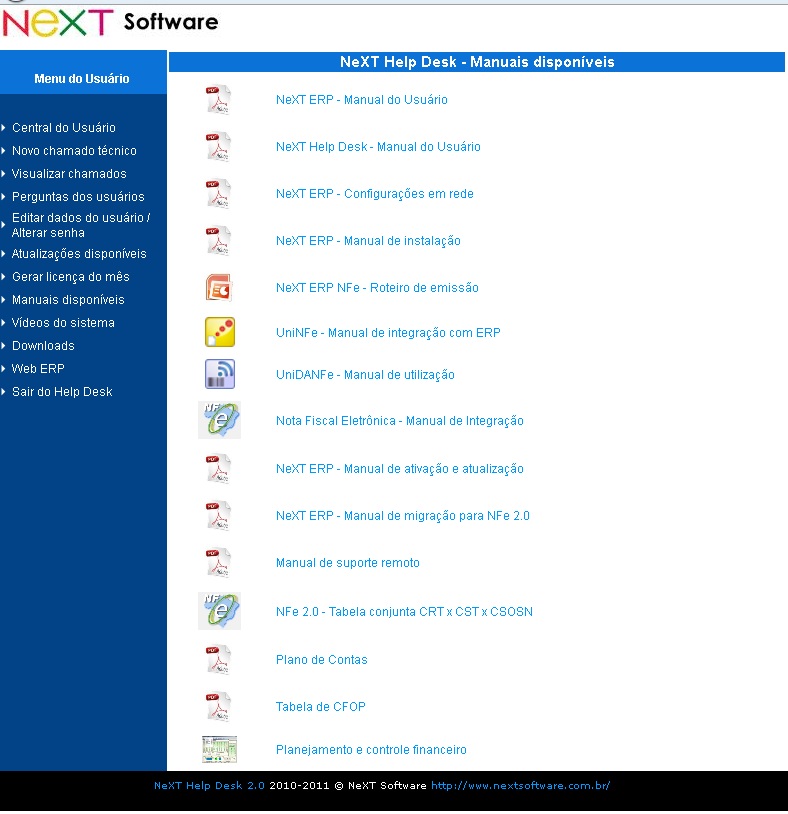 NeXT Software - Sistemas ERP e Nota Fiscal Eletrônica (NF-e / NFS-e ...