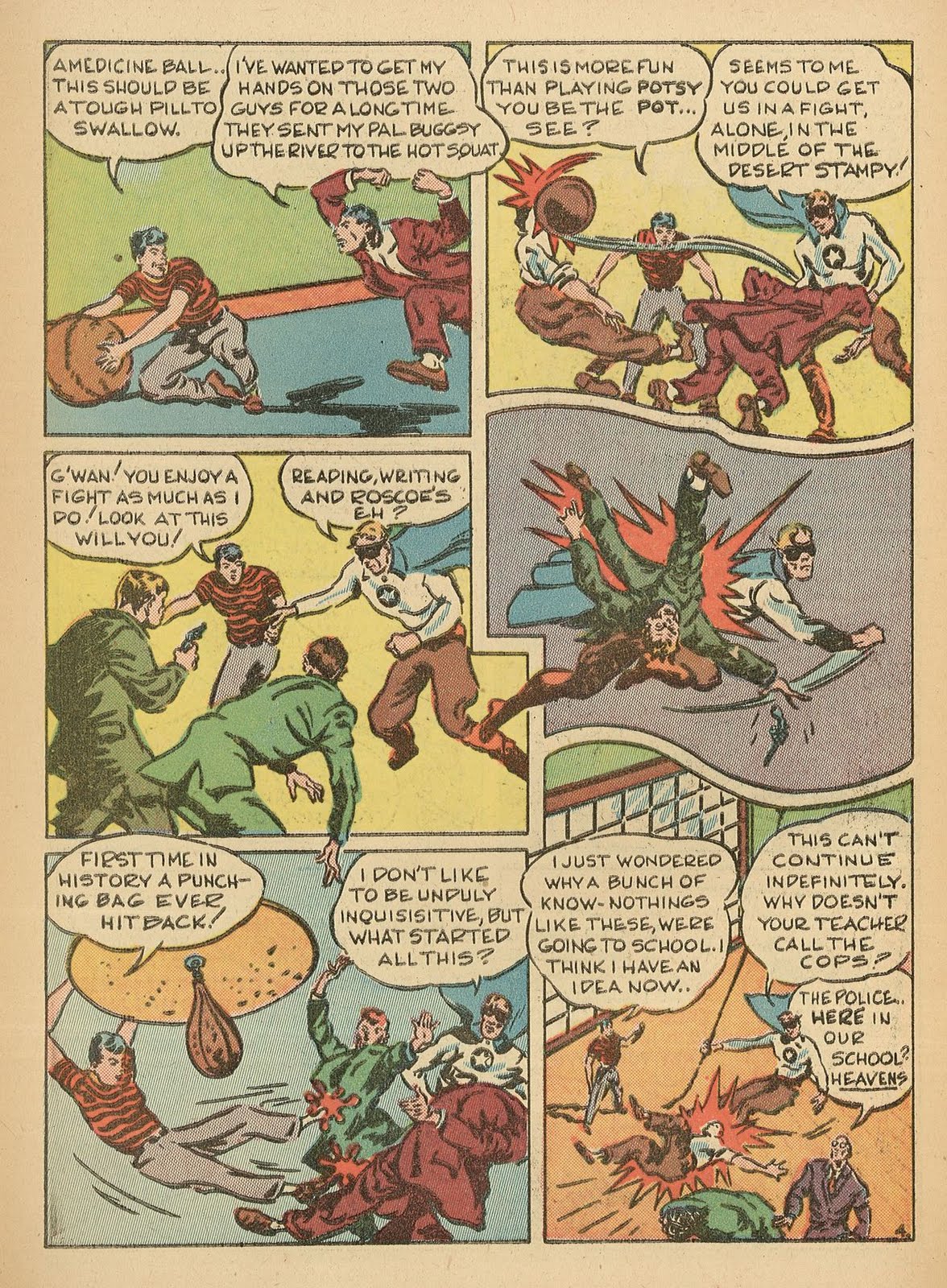 Four-Color Shadows: Airmale and Stampy-Snappy Comics-1945