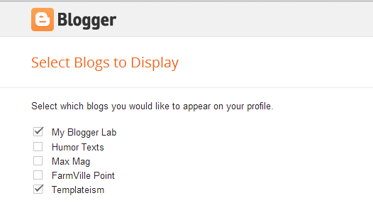 How to Hide or Show a Certain Blog on Your Blogger Profile ~ My Blogger Lab