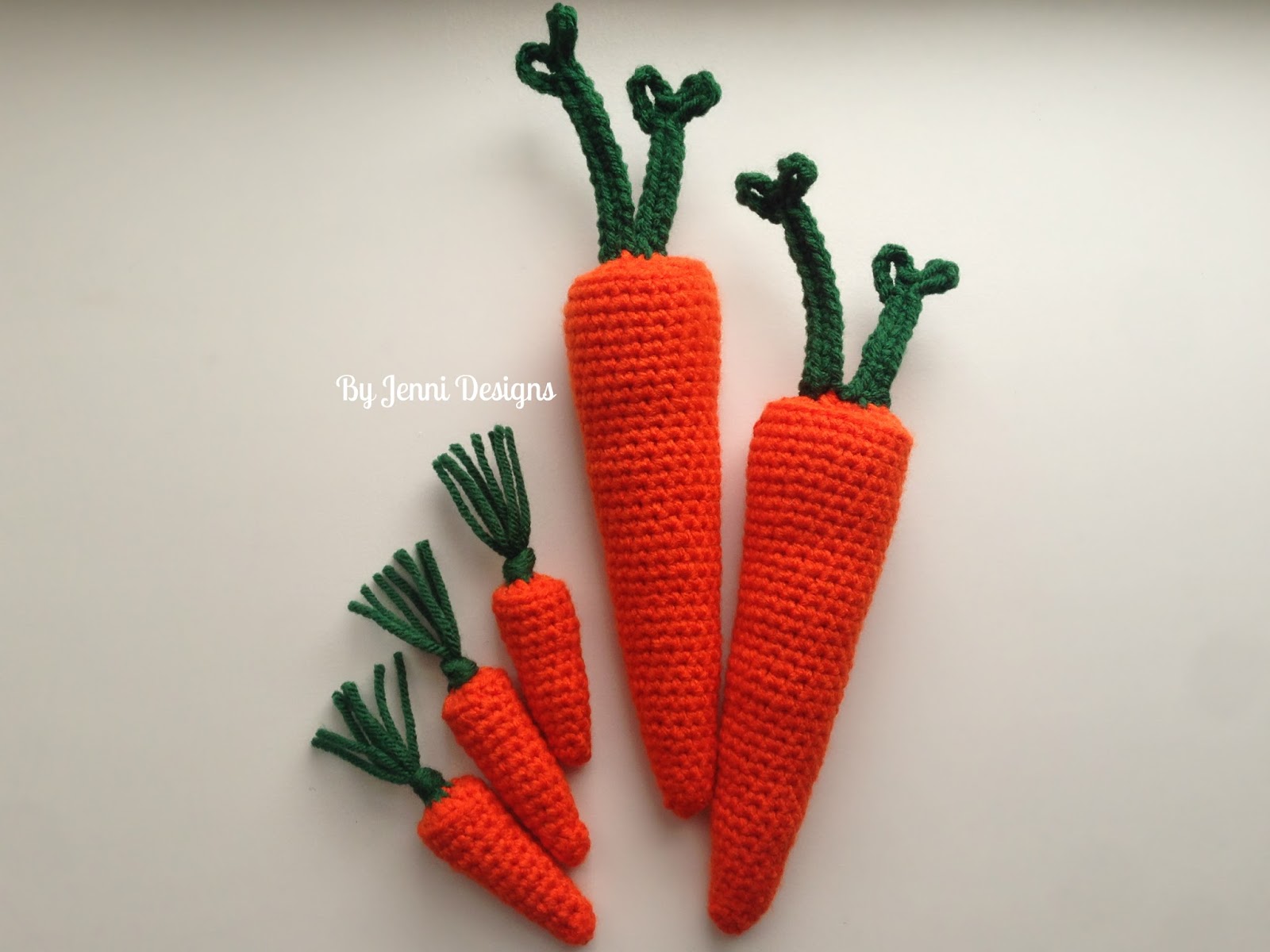 By Jenni Designs: Free Crochet Pattern: Tiny Carrot
