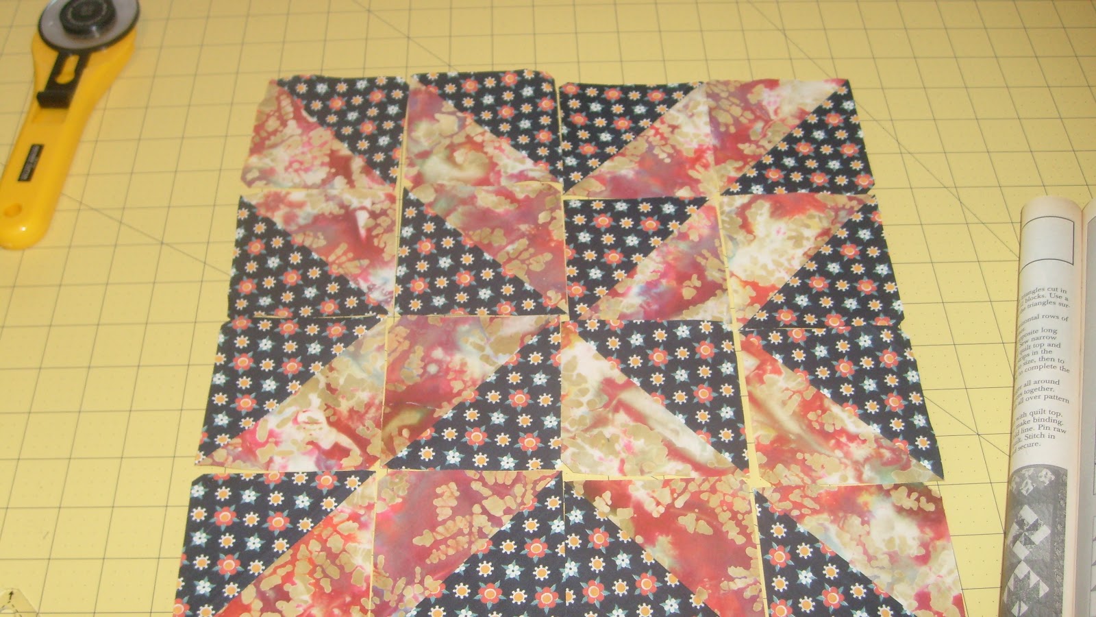 The Quilt Journey: COMPANION ANGLE RULER TUTORIAL TO MAKE HALF SQUARE ...