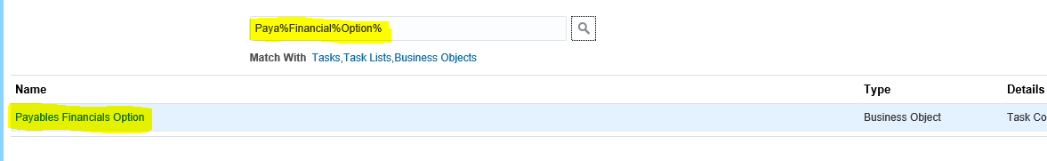 Oracle Application's Blog: Payables Setup in Oracle Fusion : Financials Option setup in Fusion
