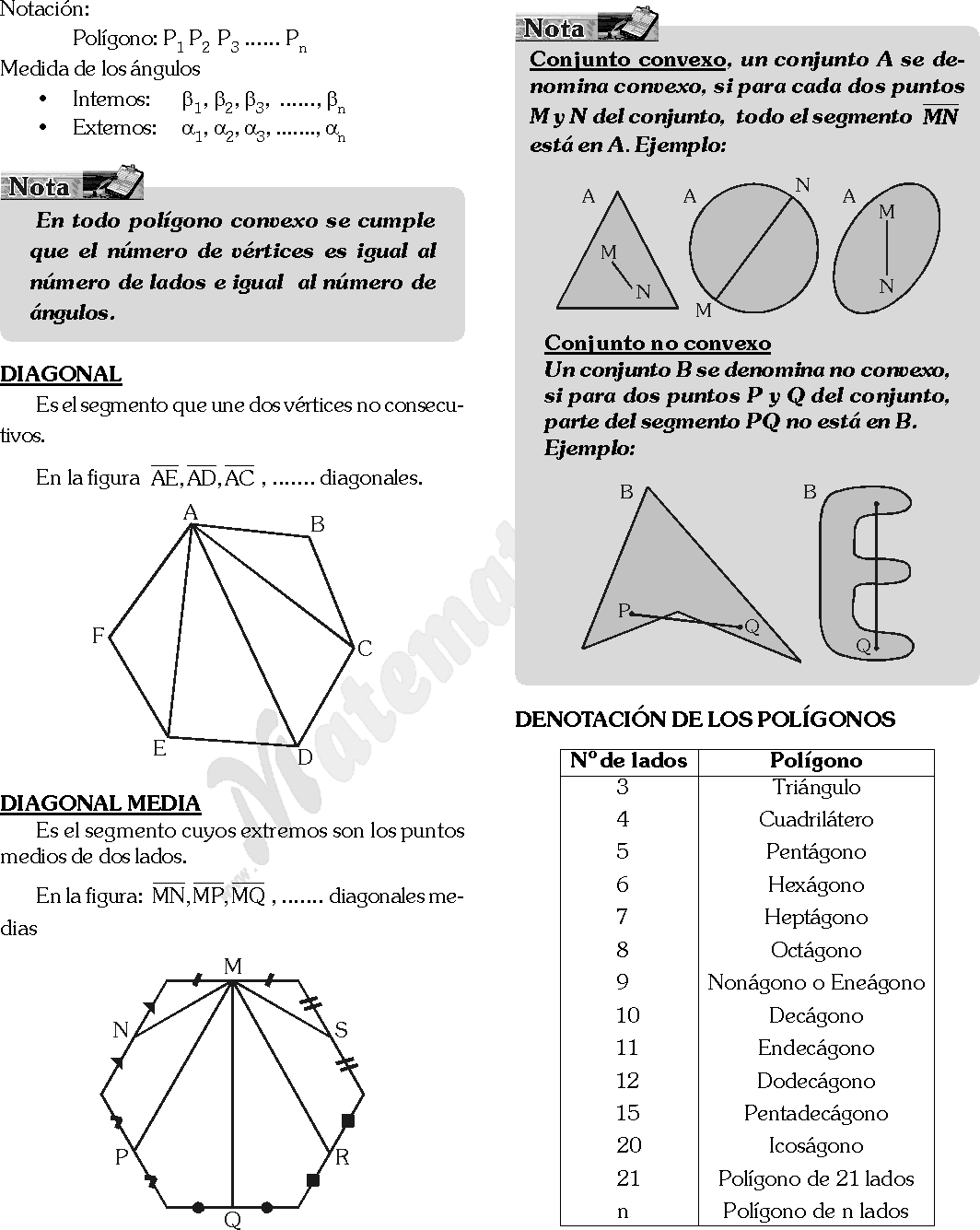 POLÍGONOS EJEMPLOS Y EJERCICIOS RESUELTOS EN PDF