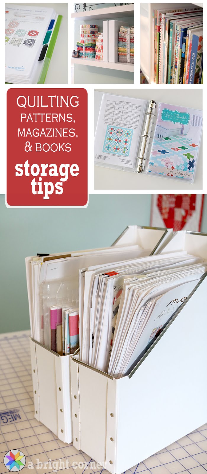 A Bright Corner: Sew Organized Part 2: Tips for Storing Patterns ...