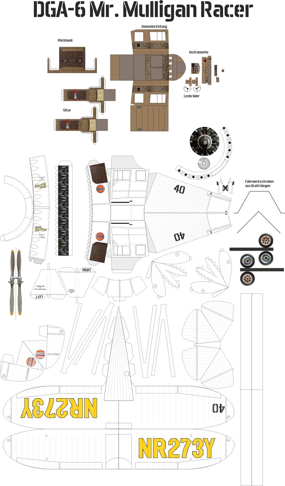 Happyscale-Modellbau: Curtiss Wright DGA-6 - Benny Howards Mr. Mulligan ...
