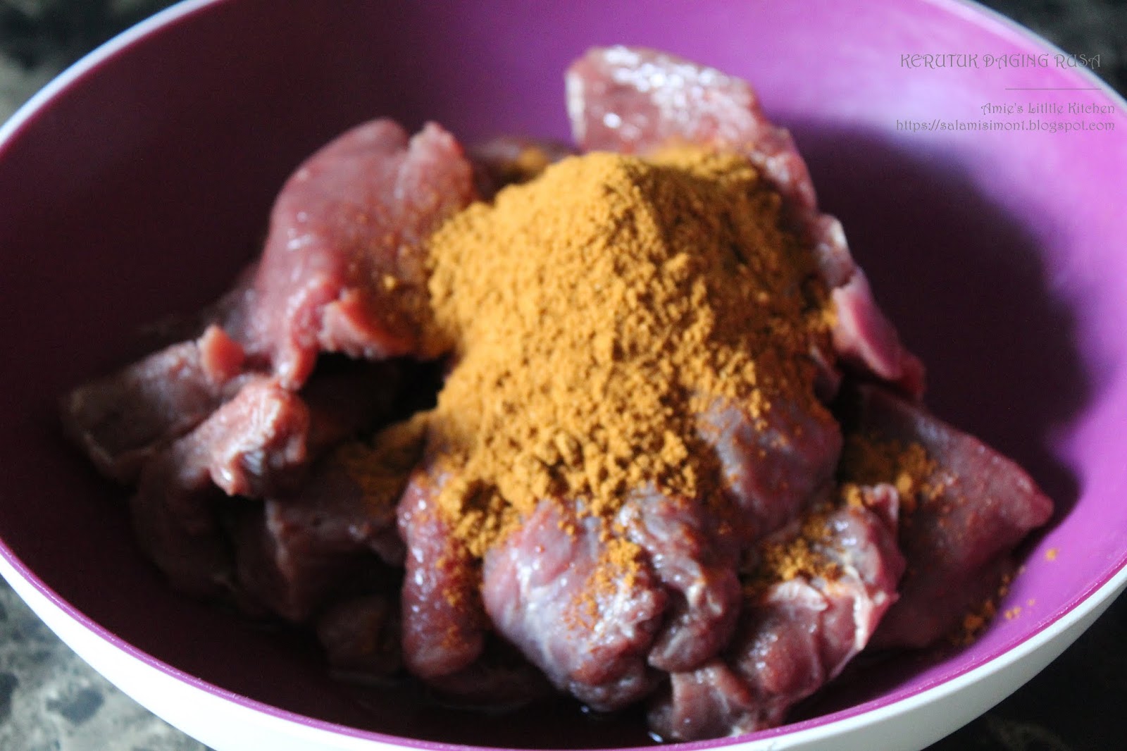 Kerutuk Daging Rusa - Amie's Little Kitchen