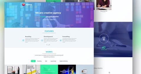 ONE PAGE UI AGENCY | Graphics Designer | Brand identity | Logo Designer ...