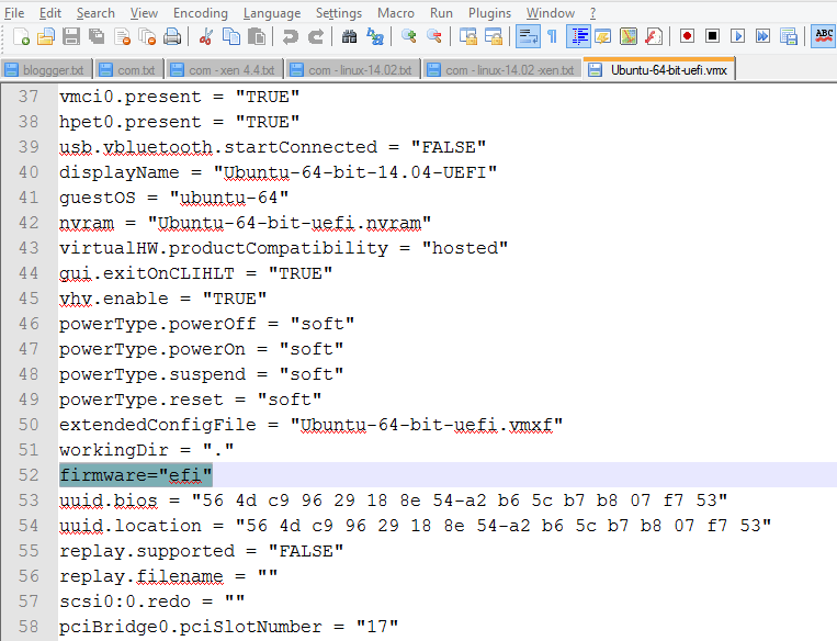 Simple Is Better Enable Uefi Firmware Bios And Debug Xenefi On Vmware