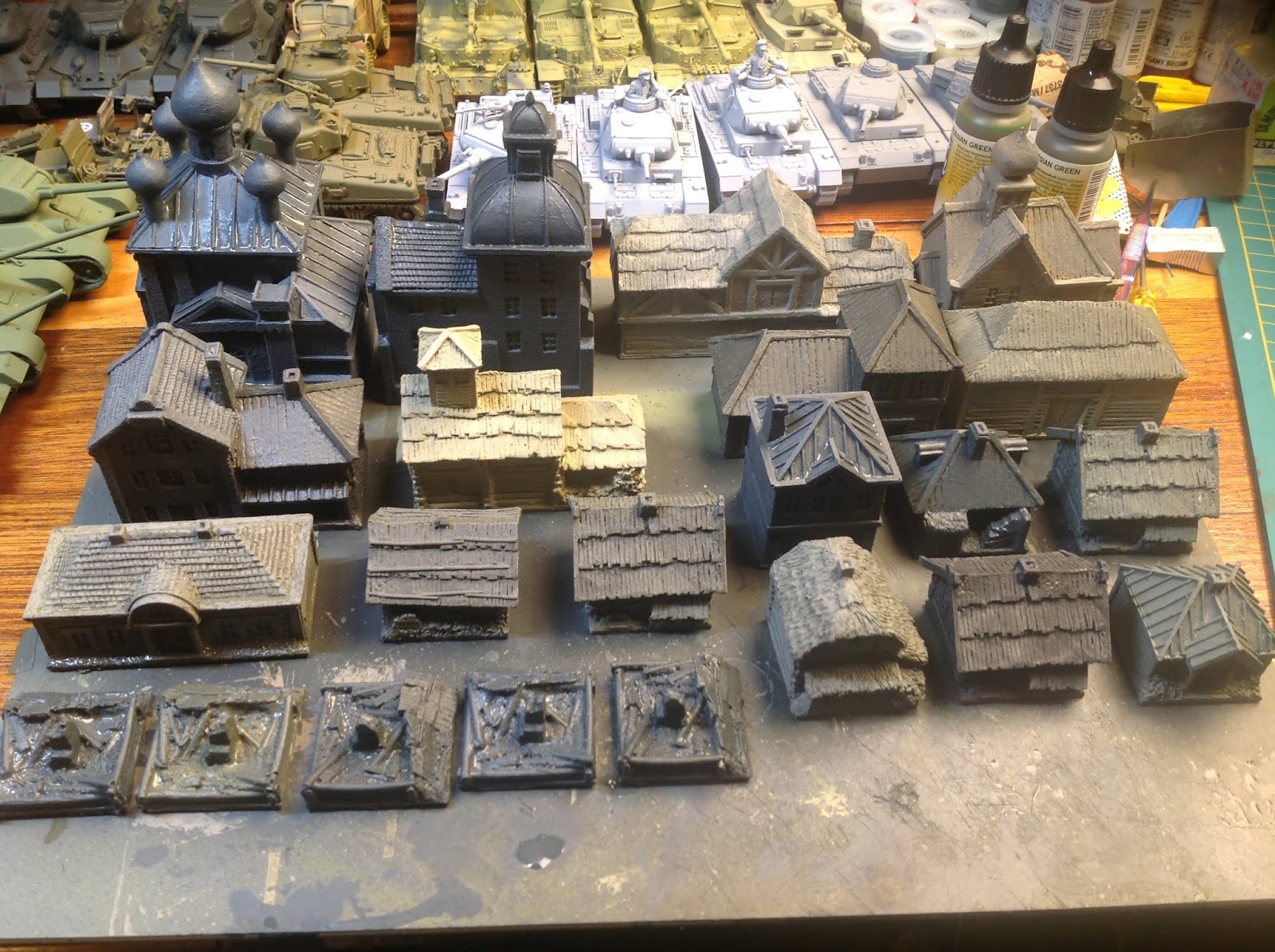 A Question Of Scale: A Wargaming Work In Progress: Terrain & Buildings ...