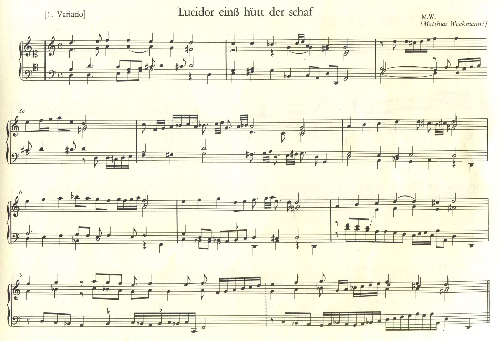 L'art d'écouter le clavecin: Lucidor einss hutt der Schaf, Matthias ...