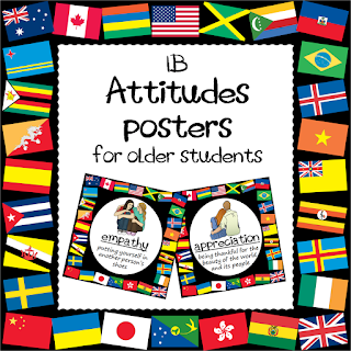 A Crucial Week: IB Attitudes posters for MYP/older PYP students
