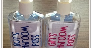 Hand Sanitizer Bathroom Pass Revisited | 3rd Grade Thoughts