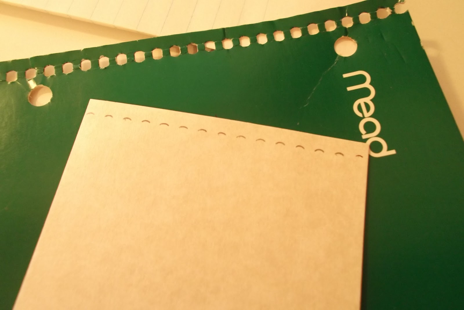 Be Still and Create: Monogrammed Notepad