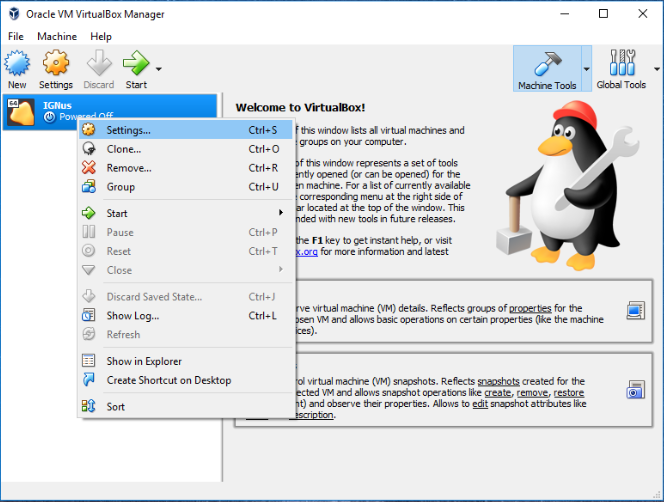 Instal Linux IGOS Nusantara Menggunakan Virtual Box