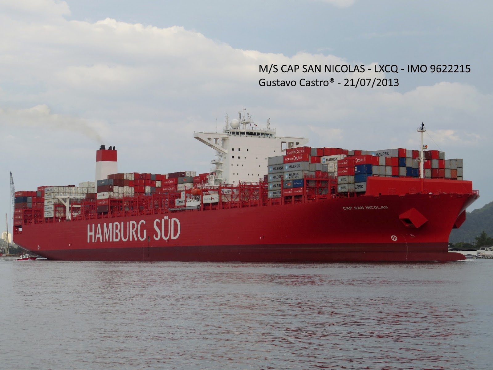 Santos Shiplovers: M/S Cap San Nicolas / LXCP - Suspendendo de SSZ em ...