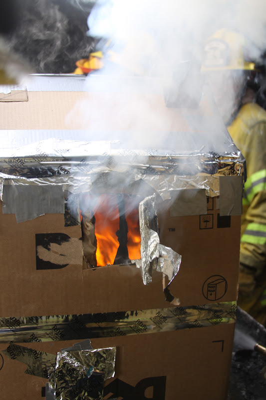 We Fight What You Fear: April 1 Burning Cardboard Houses #2
