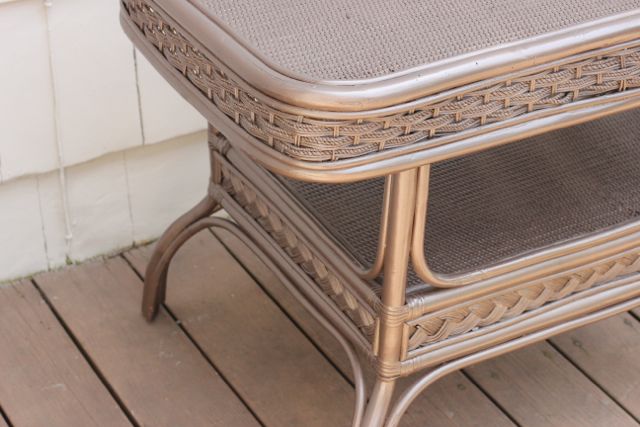 A Thrifter in Disguise: "Saved from the Dumpster" Accent Table Makeover