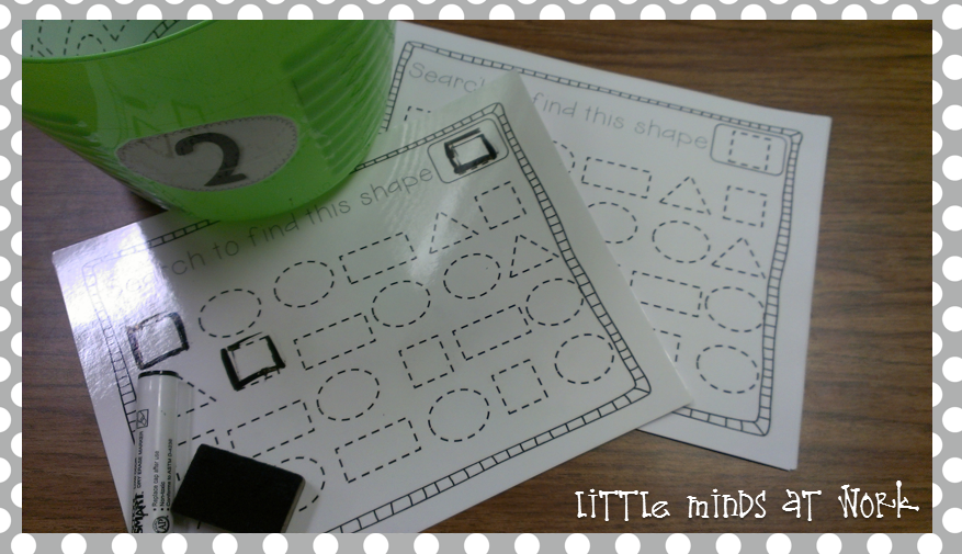 Kindergarten Math Centers - Little Minds at Work