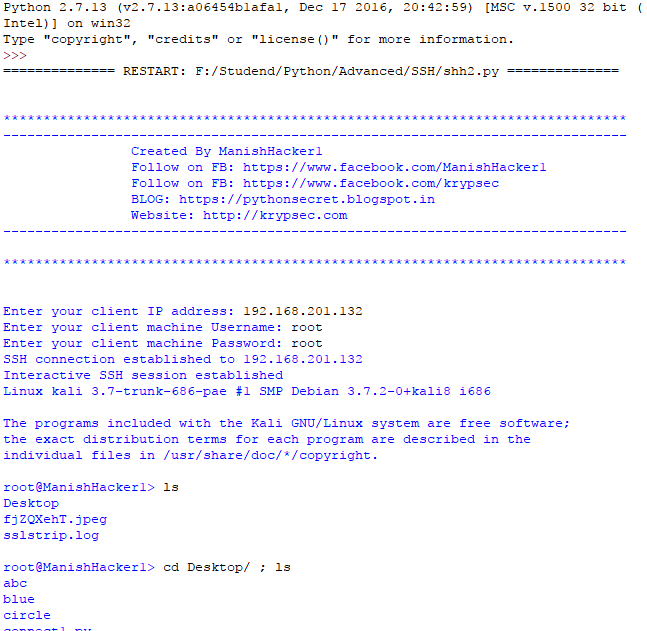 How to Connect Window Machine to Linux Machine Using Python via SSH