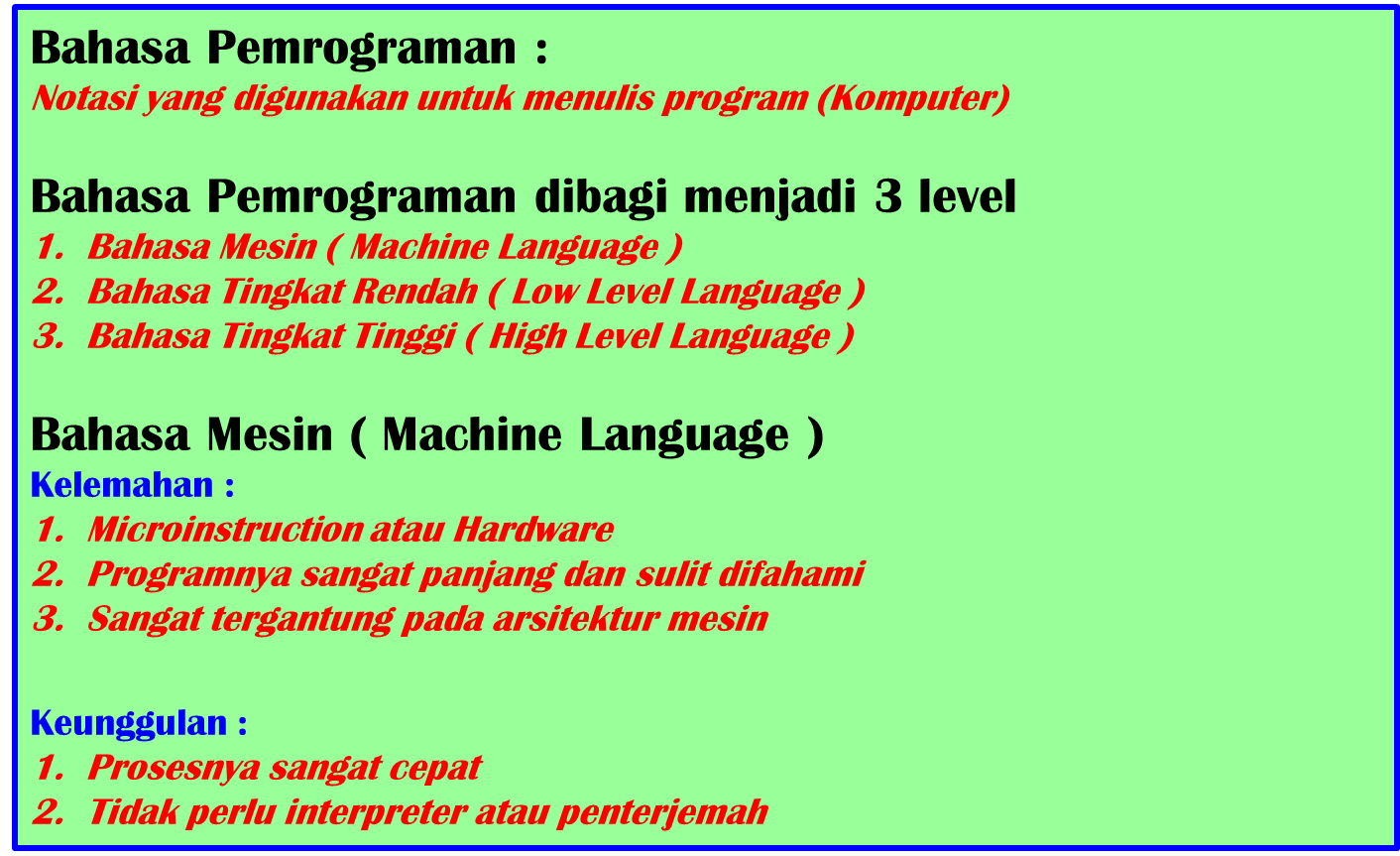 Pengantar Bahasa Pemrograman | Belajar Excel Sampai Ahli