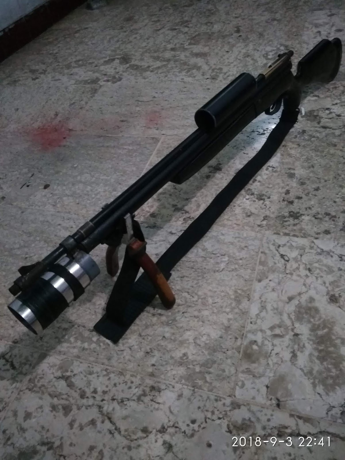 CARA MUDAH MERUBAH SENAPAN ANGIN BIASA MENJADI SENAPAN PASER IKAN