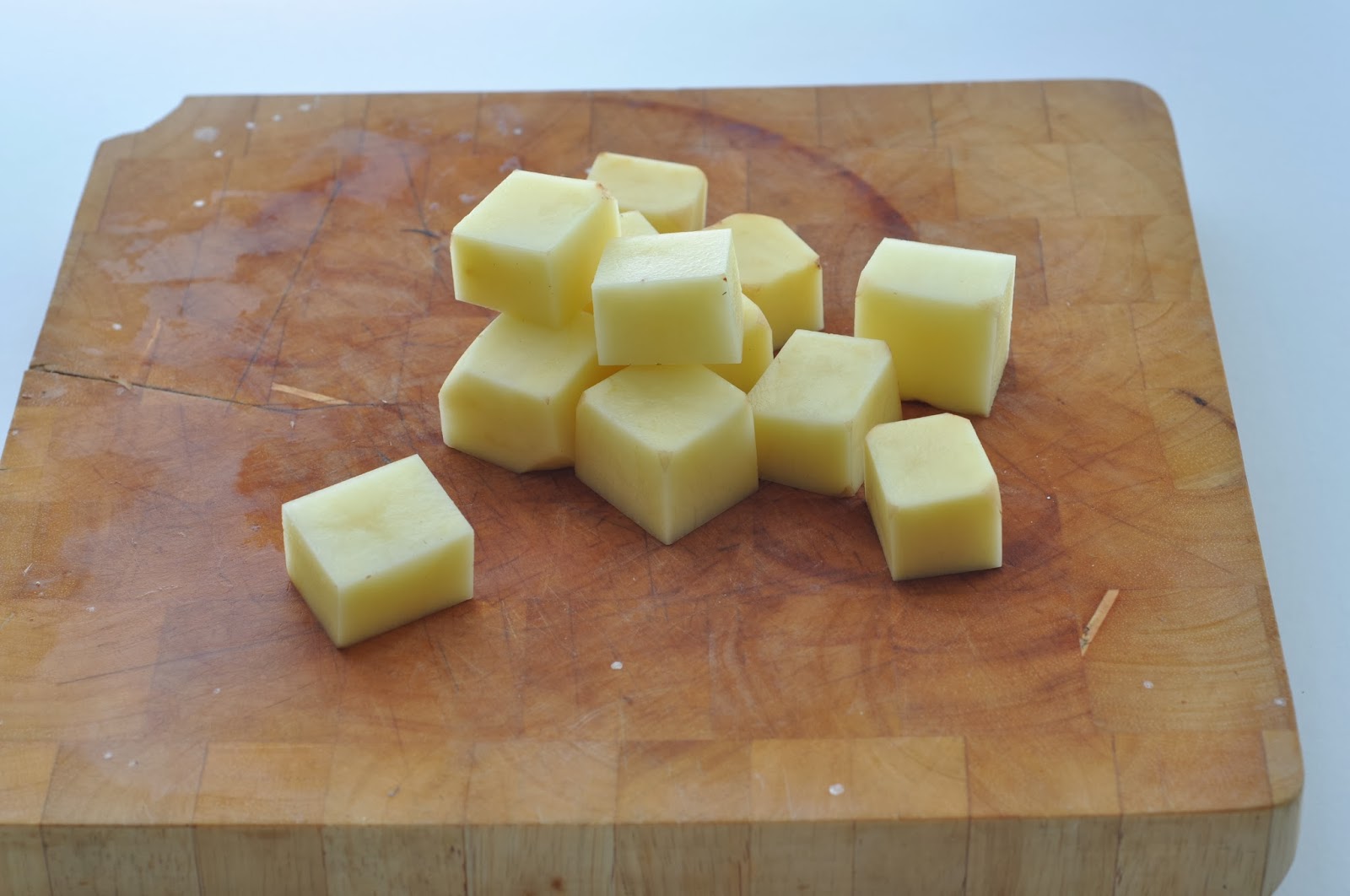 Simple Food: Honey Roast Chicken Platter with Roast Potato Cubes