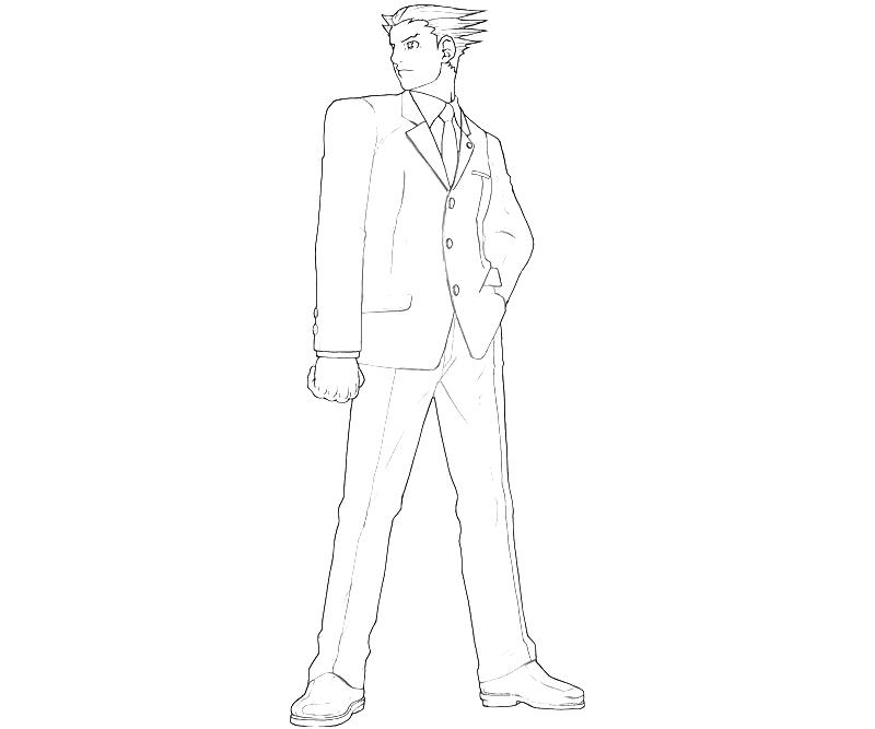 Apollo Justice Ace Attorney Phoenix Wright Speaker | How Coloring