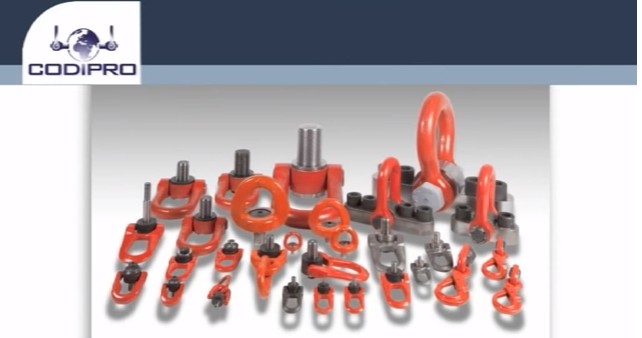 Codipro - The specialist in swivel lifting rings (Video) | Techpro ...