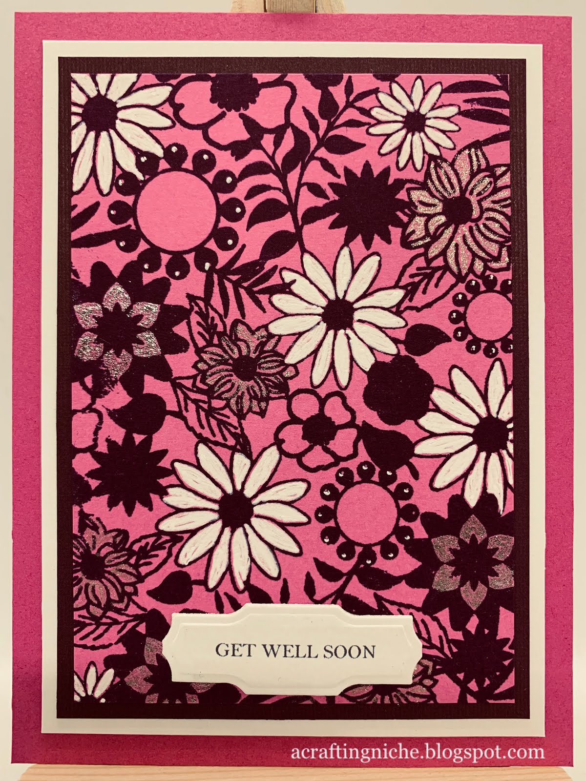 A Crafting Niche: Get Well Card (using WOW! clear stamp)