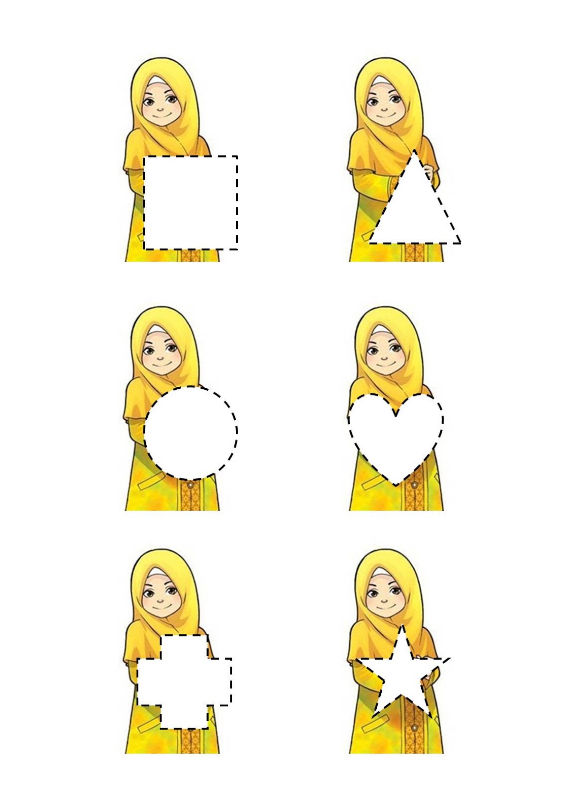 FREE Islamic File Folder Games ~ Islamic Homeschooling Worksheets