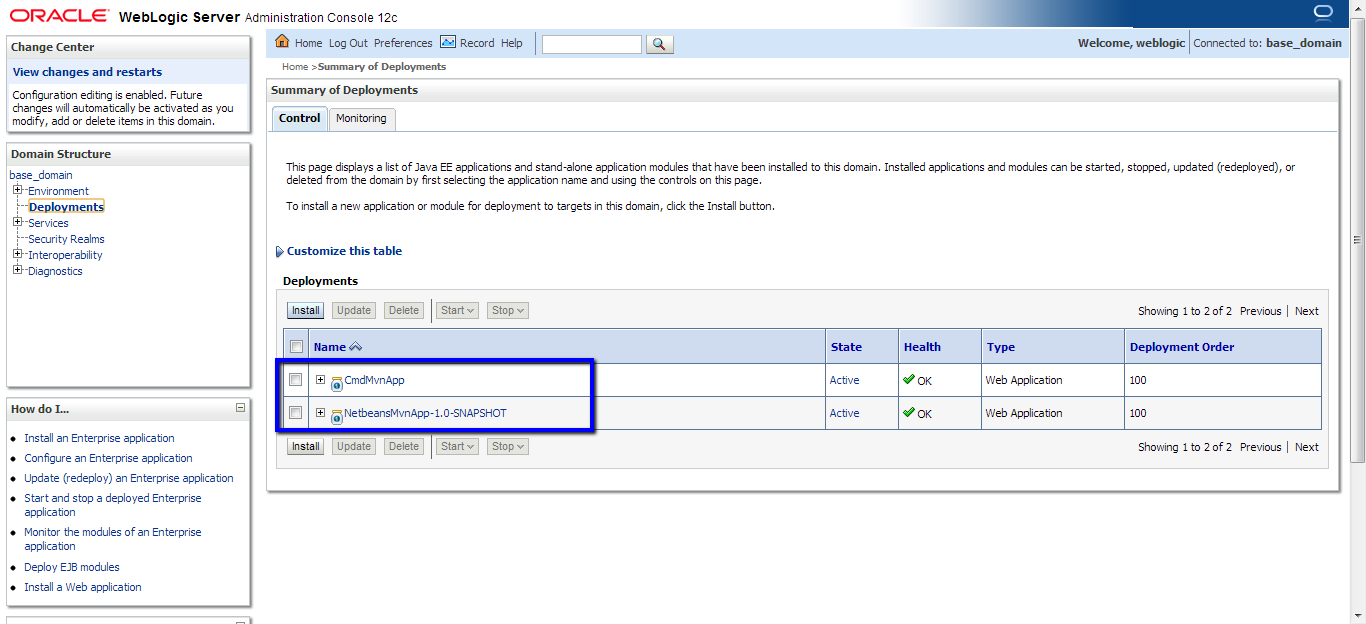 Born To DeBug: Maven Deploy to Oracle Weblogic. Step By Step. The Basics. Part 4/4