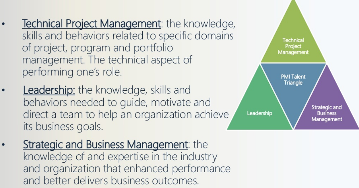 Project Life cycle & Process groups: PM Talent Triangle