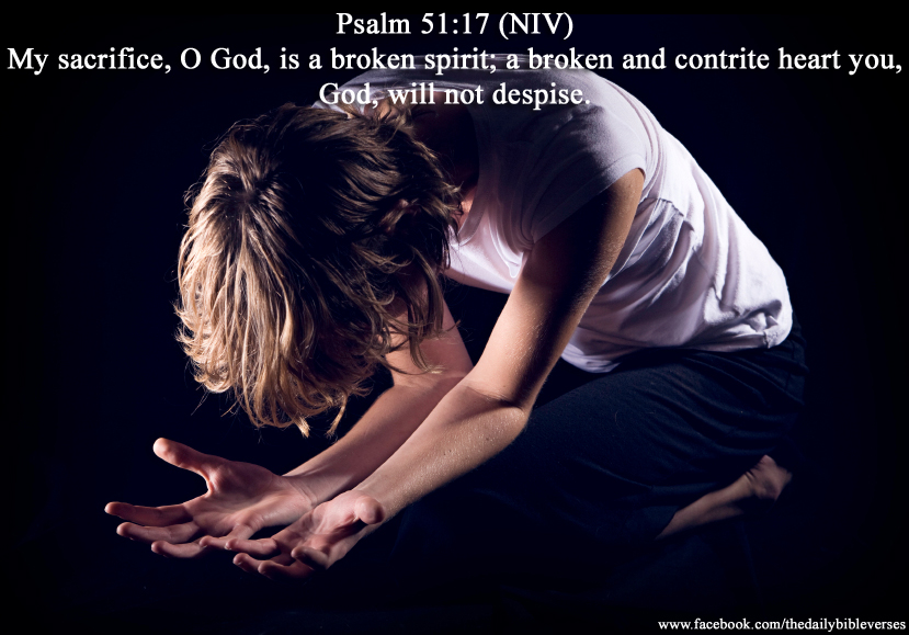 Daily Bible Verses Psalm 51 17