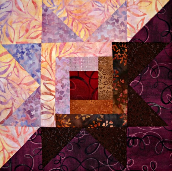 Curlicue Creations: Star Quilt Block of the Month Tutorial #3 - Shadow Star