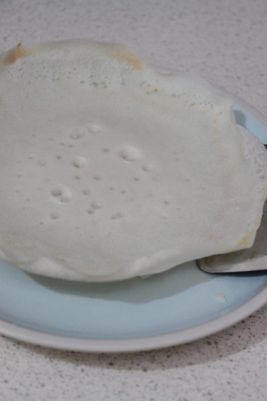 More than Words: Apom- Indian Coconut Pancakes