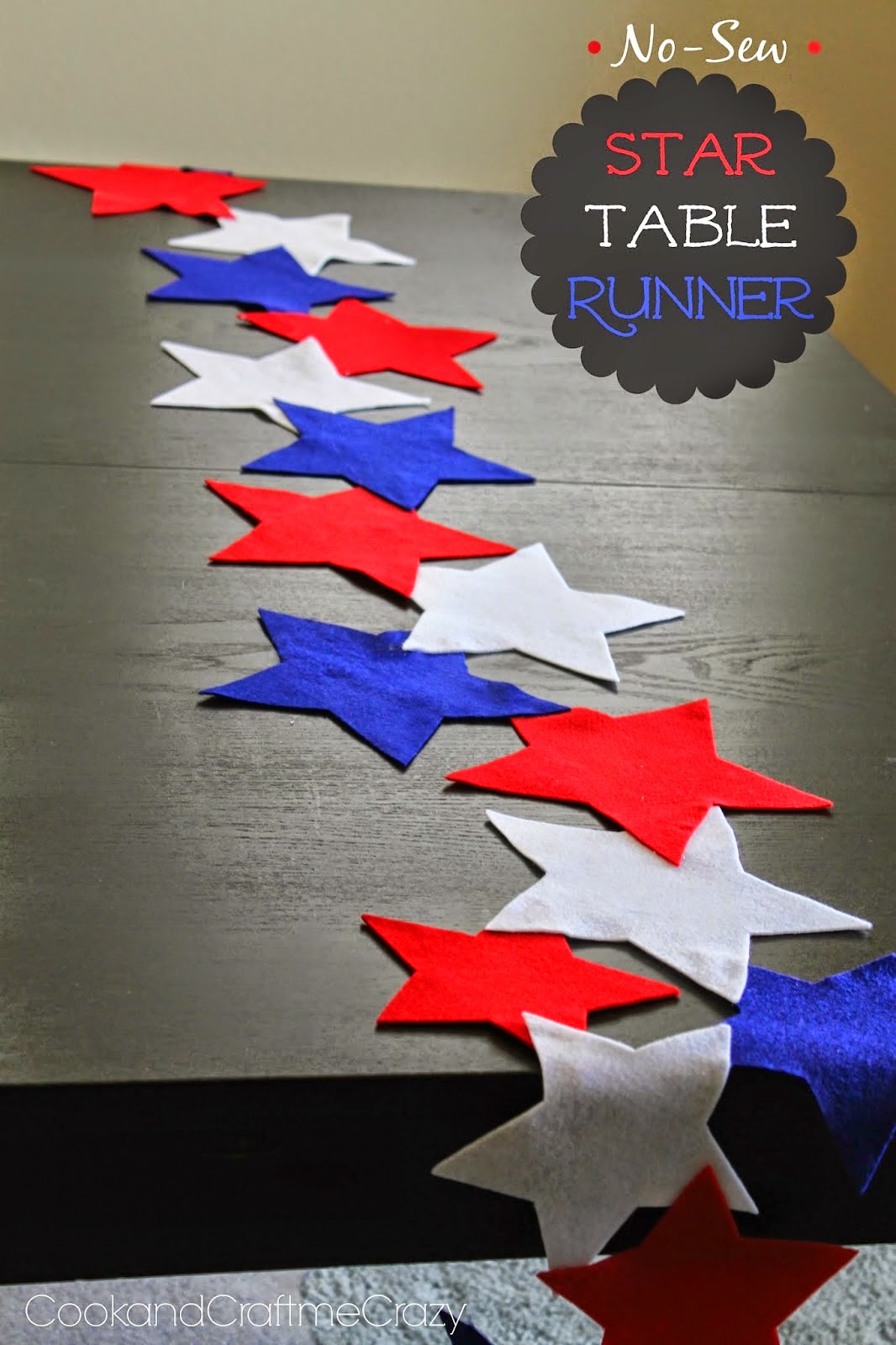 Patriotic Star Table Runner