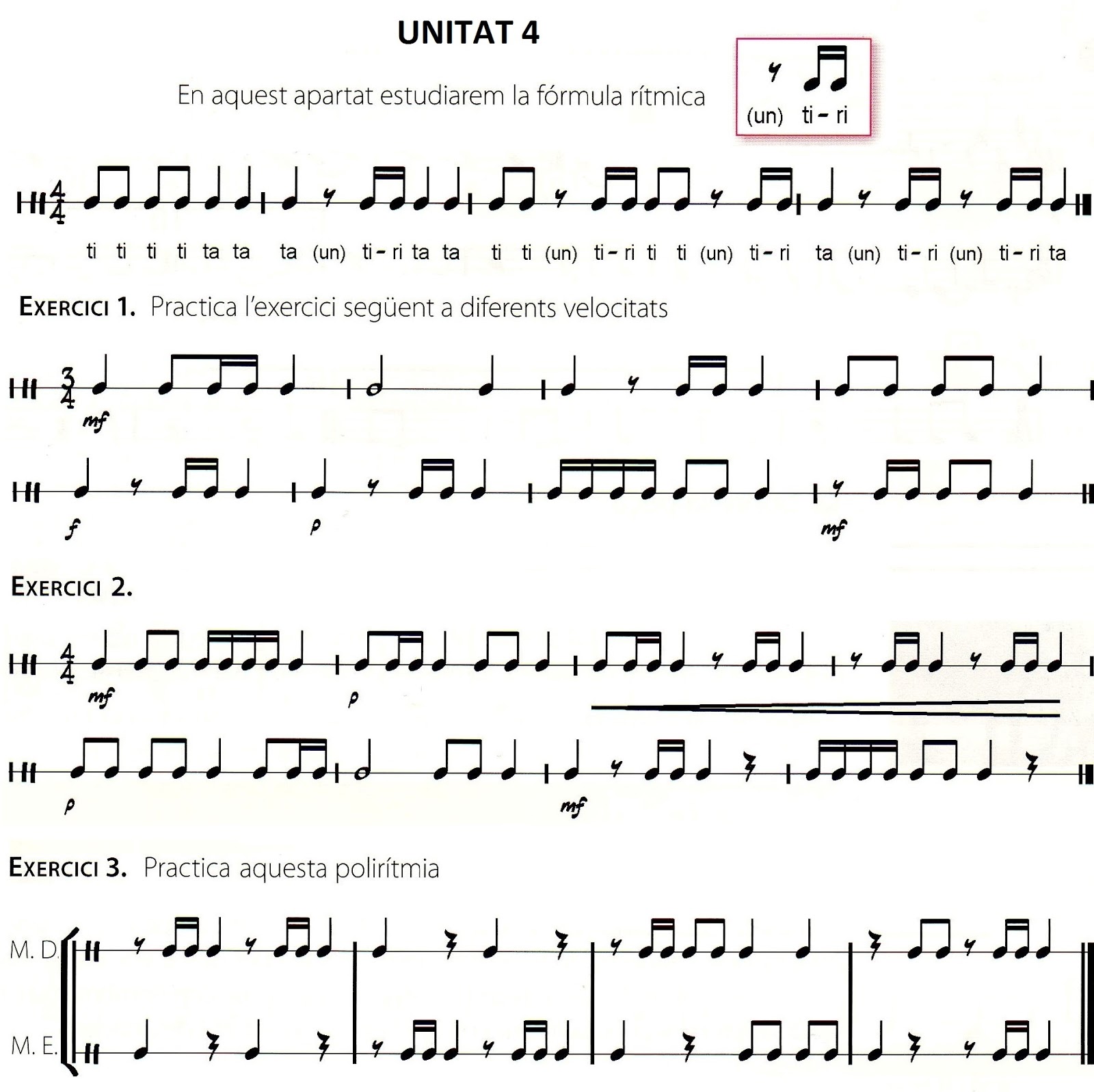 El Blog de Marcos: 3º ESO - RÍTMICA