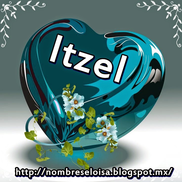 NombresEloisa.com: Corazón Azul con Nombres