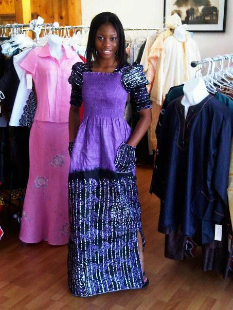 afrika na mitindo: a stunning batiki dress