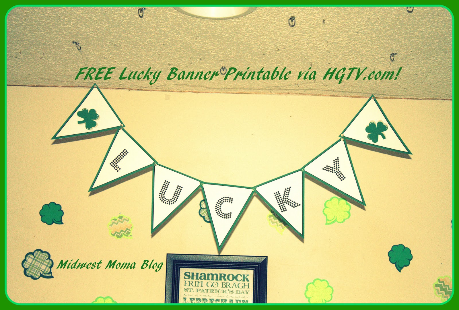 Midwest Moma Blog: Lucky Banner! Free Printable!