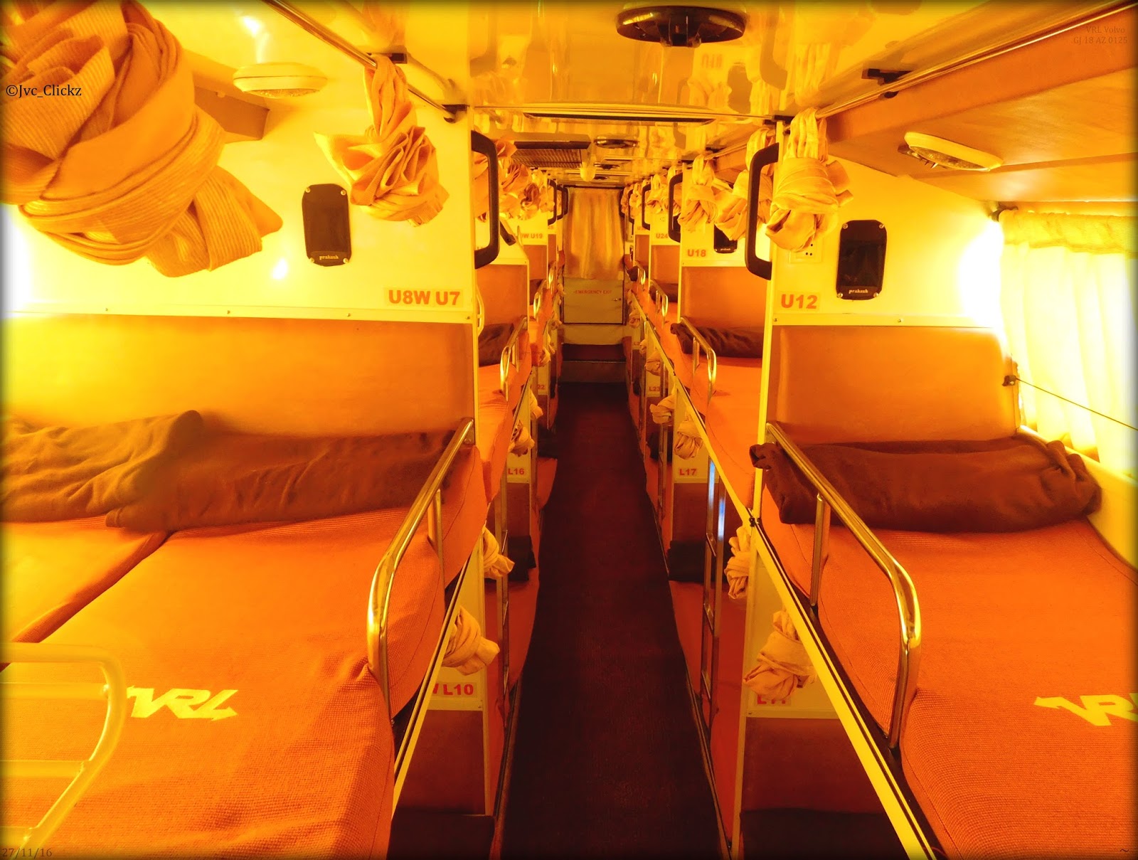 VRL Volvo B9R Sleeper Bus.