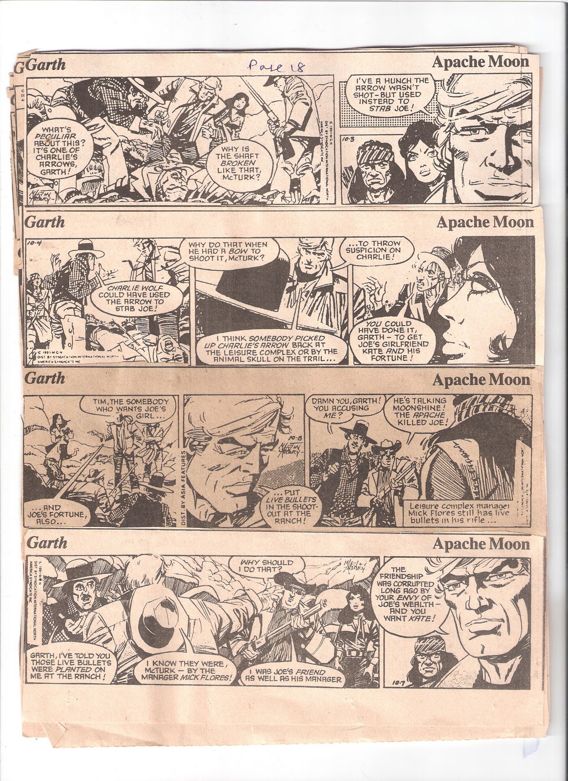 doctor who loved comics: garth story---apache moon part-2