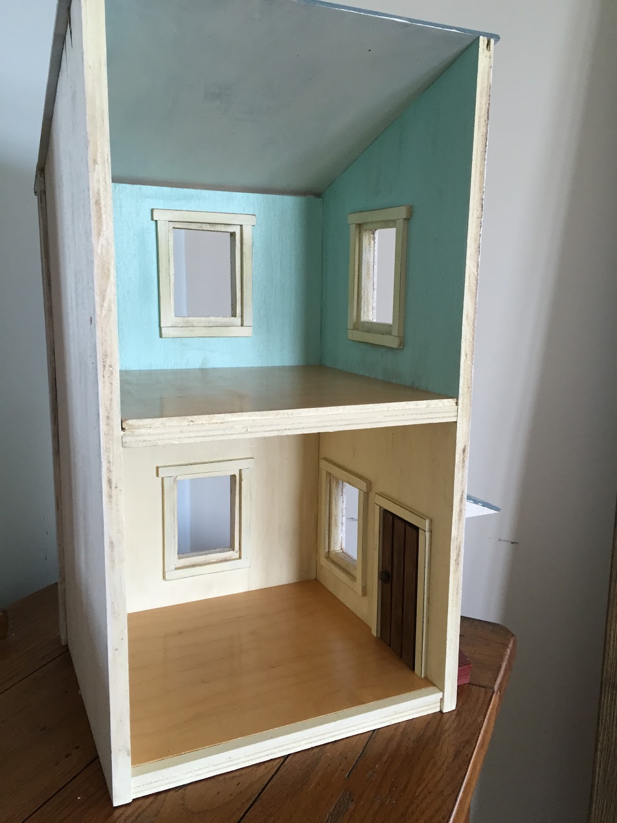 Building a faux primitive dollhouse | Nature's Soul Miniatures